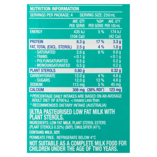 Heart Active Milk 1L